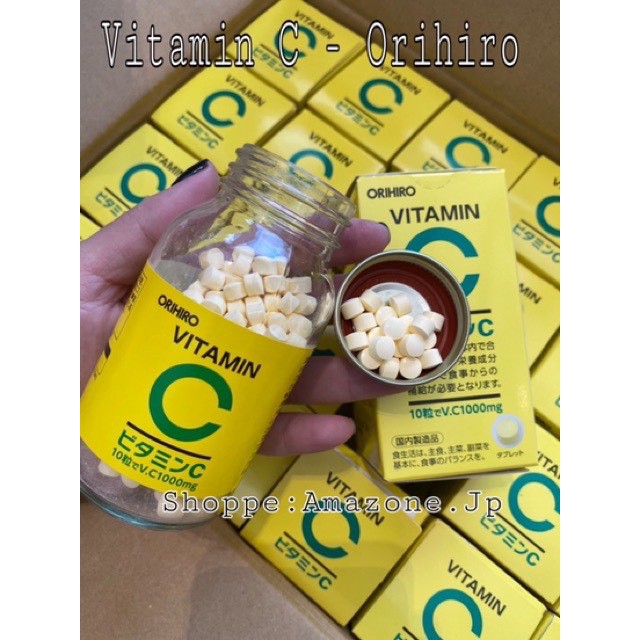 Viên Vitamin C uống bổ sung Orihiro 300 viên Nhật Bản | Shopee Việt Nam