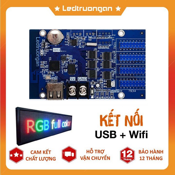 Card led HD wifi WF1, HD WF2, HD WF4 - Mạch điều khiển led matrix full ...