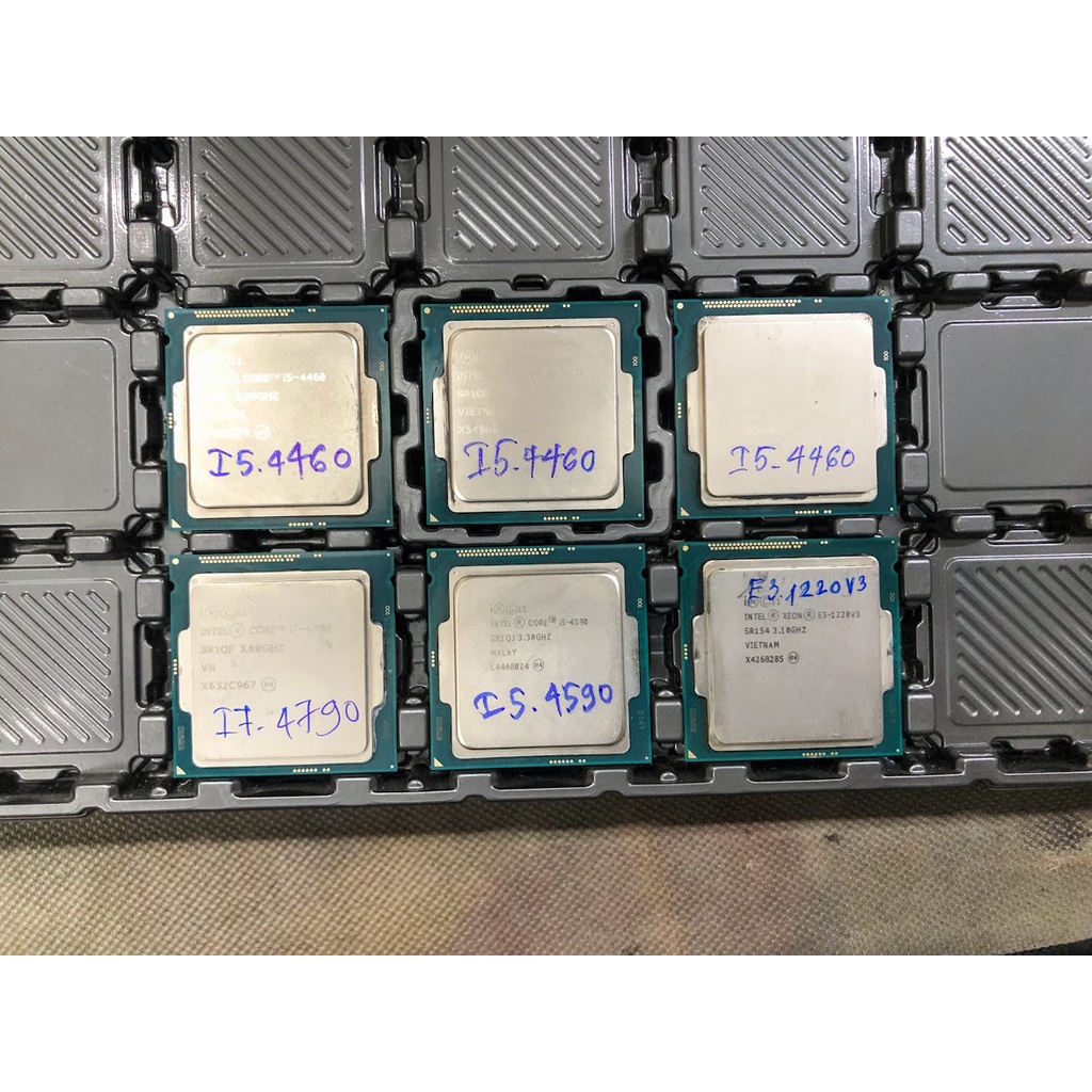 CPU core i7 4770, i5 4570, E3 1220v3, E3 1231v3 socket 1150 hàng bóc ...