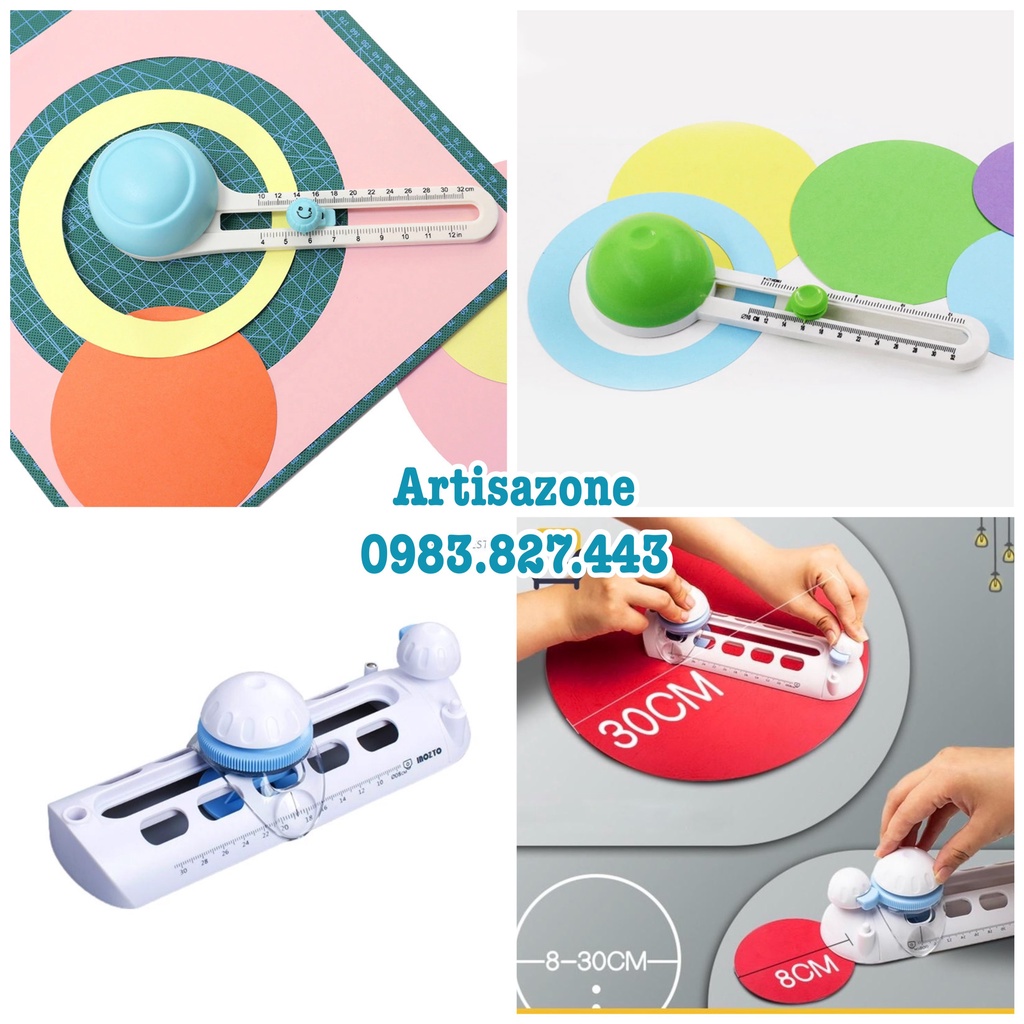 Compa cắt tròn phiên bản mới (đường kính từ 7,5cm - 30cm) - 01 chiếc ...