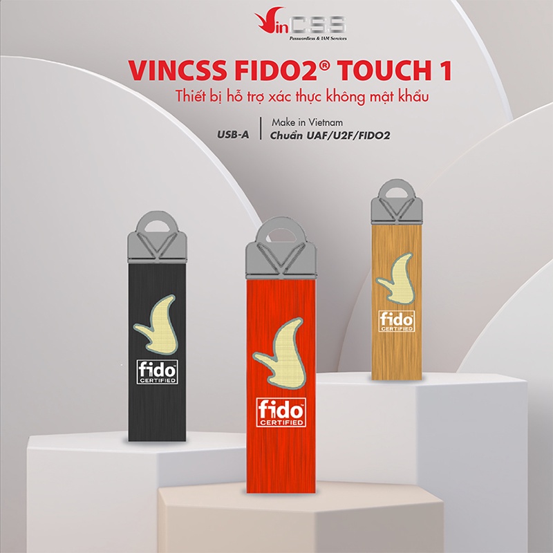 Khóa bảo mật VinCSS FiDO2® Touch 1 (USB-A) - Multi Factor ...