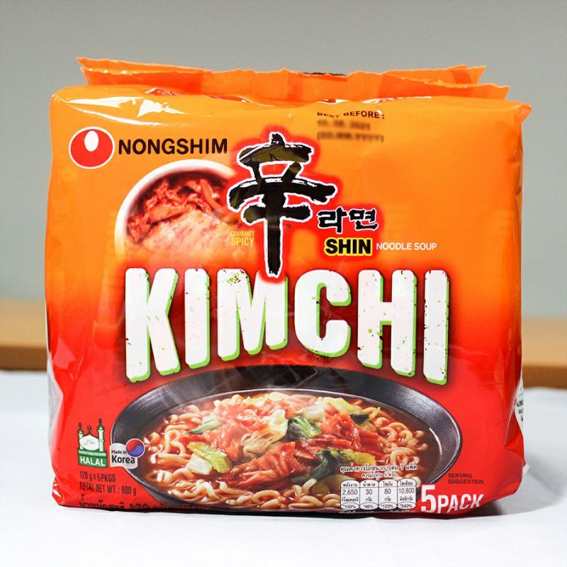 ( sale mạnh)( Lốc 5 gói) Mì Kimchi/ Mì shin cay Nongshim 120g/ gói ...