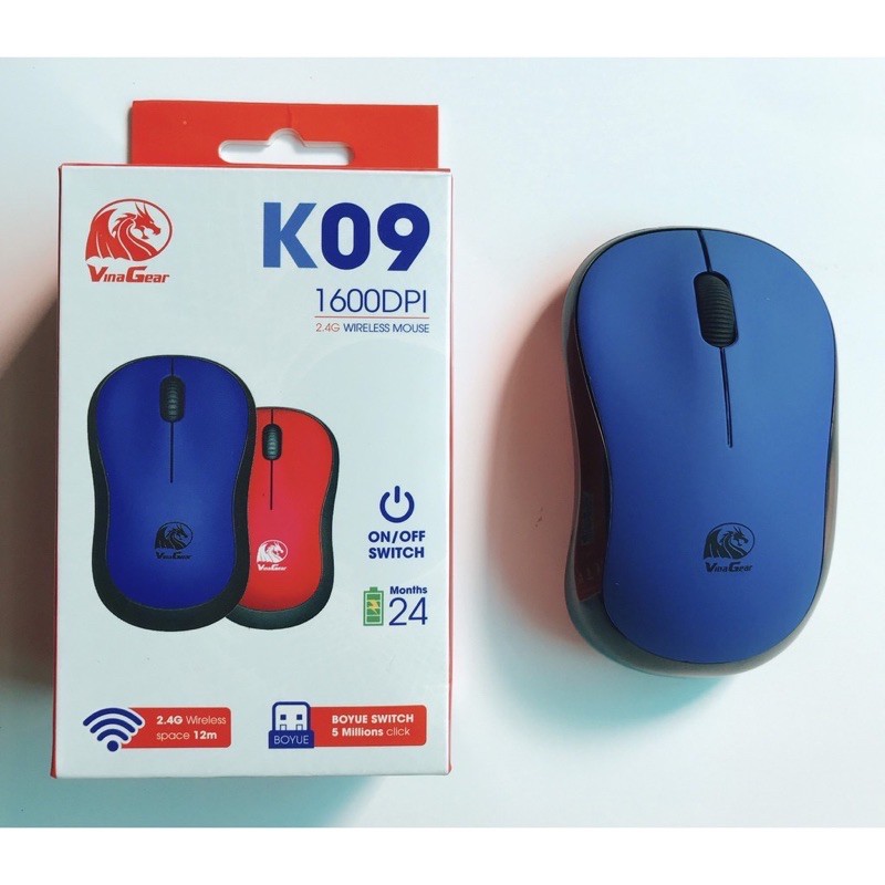 Chuột không dây cao cấp VINAGEAR K09 _chuột không dây cao cấp | Shopee ...