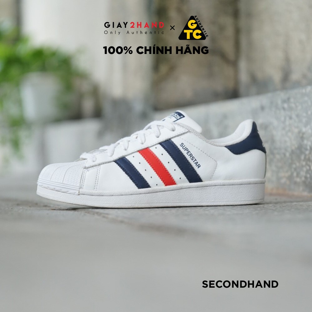 [2hand] Giày Thể Thao SUPERSTAR F36583 CŨ CHÍNH HÃNG | Shopee Việt Nam