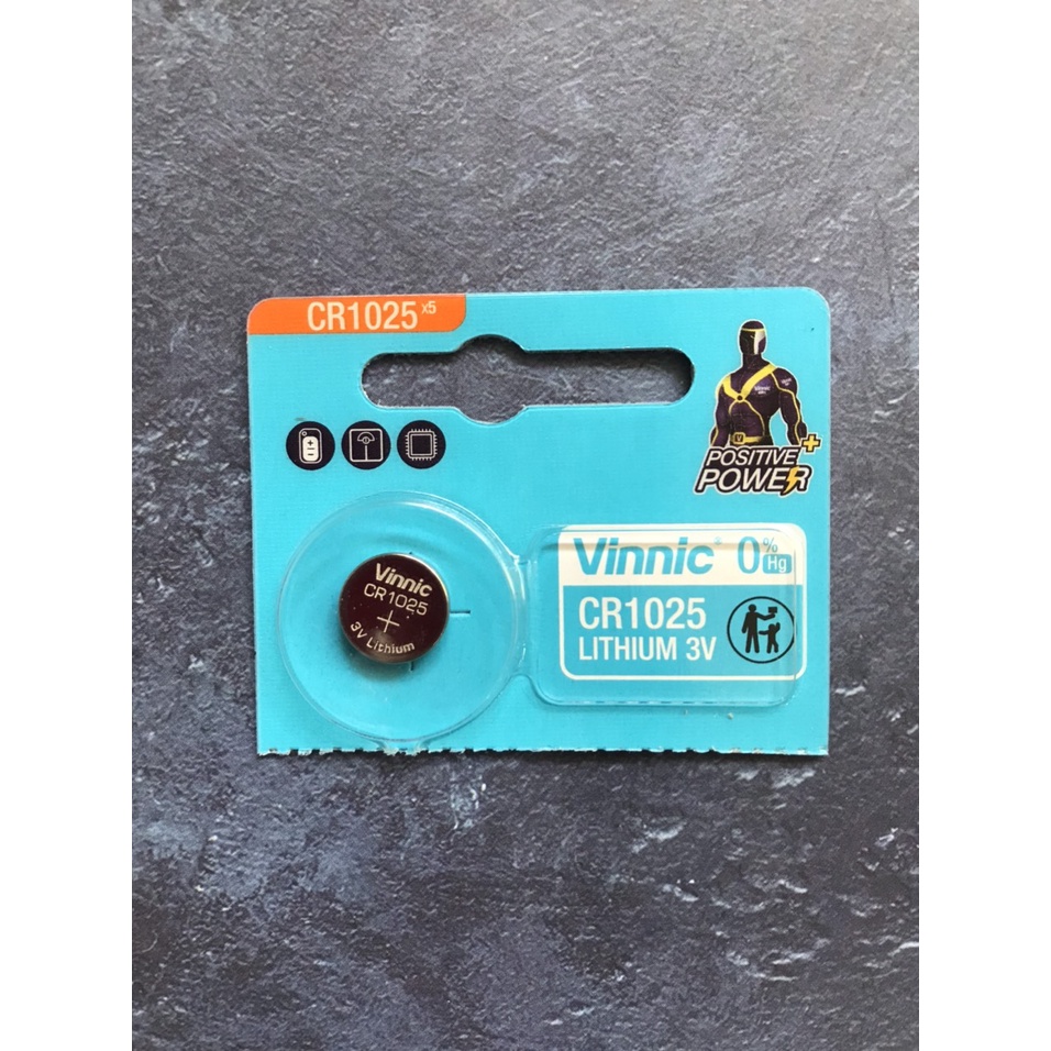 Vỉ 1 viên Pin Khuy Cúc Áo pin nút 1025 CR1025 3V dùng cho đồng hồ ...