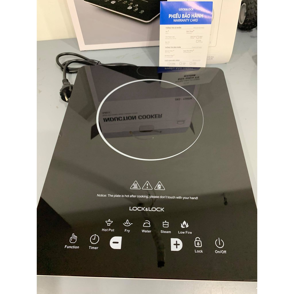 Bếp điện từ Lock&Lock Induction Cooker EJI311 công suất 1500w | Shopee ...