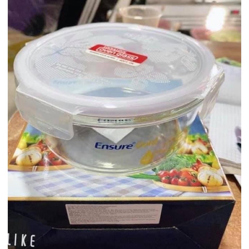 [LOCK&LOCK]HỘP THUỶ TINH CHỊU NHIỆT 950ML-LLG861( QUÀ TẶNG TỪ ENSURE ...