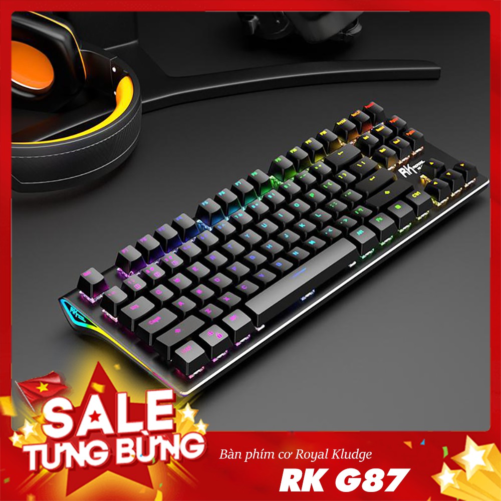 Bàn phím cơ Royal Kludge RK G87 Blue - Switch ( BH 12 tháng ) | Shopee Việt Nam