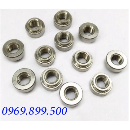 50c Đinh tán PEM, tán ép ecu, ốc vít PEM M3, M4, M5, M6 inox 304 ...