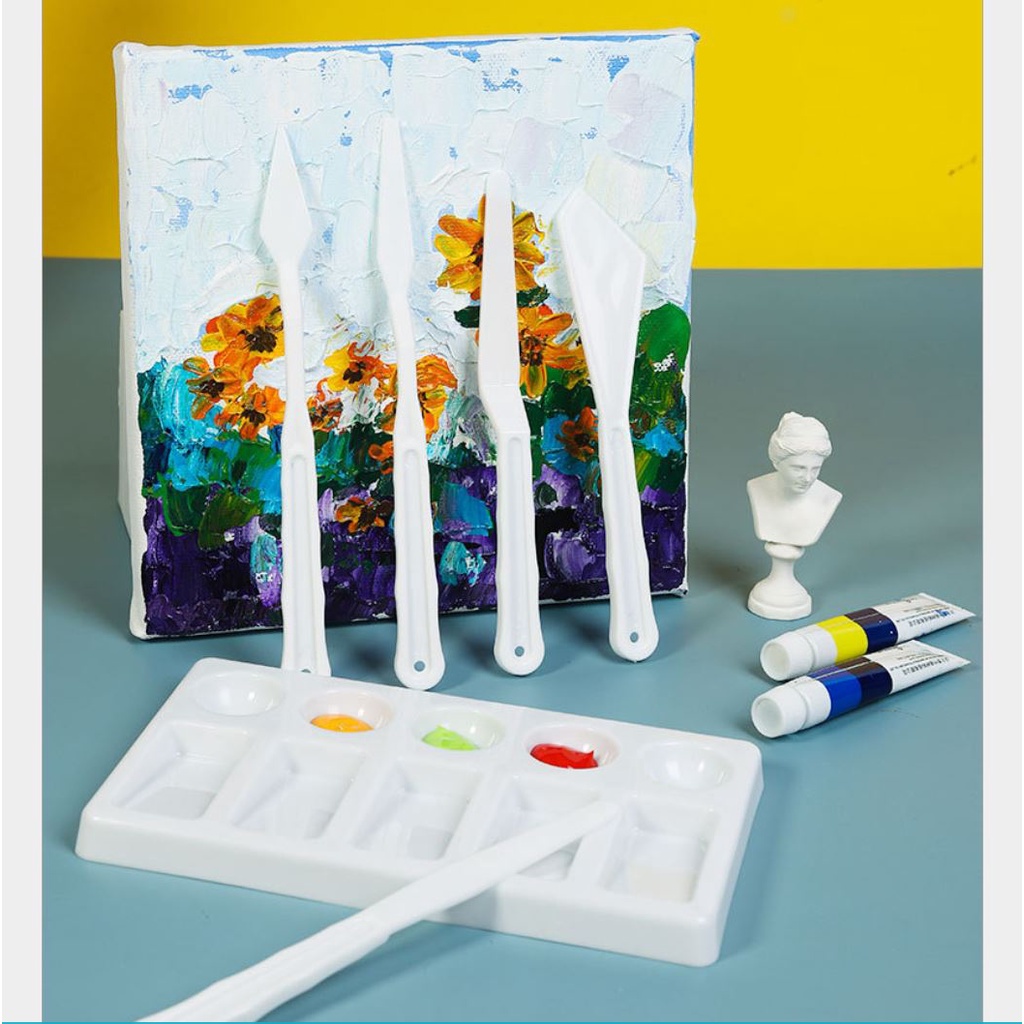 [Cheapy] Khay pha màu 6 ô, 10 ô giá cực rẻ | Shopee Việt Nam