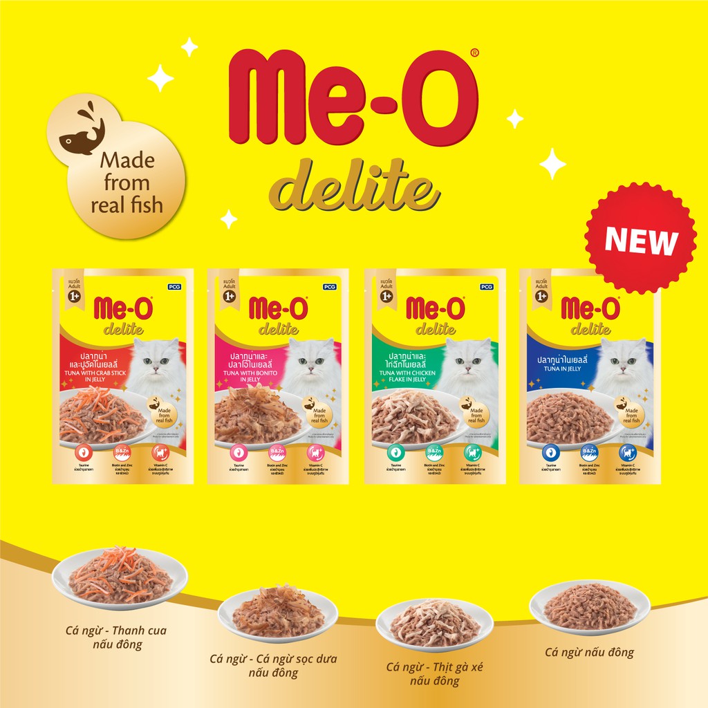 Pate Cho Mèo Me-O dinh dưỡng Delite 70g | Shopee Việt Nam