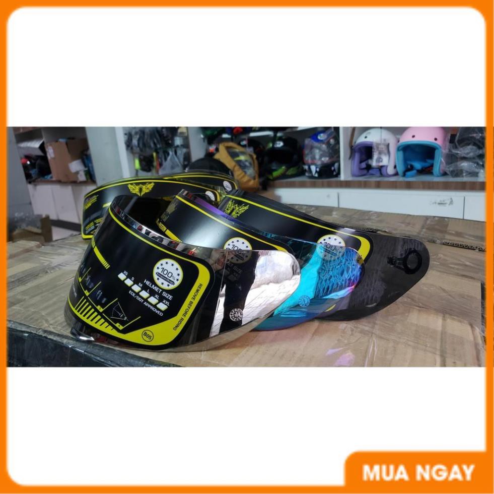 Kính Gắn Mũ fullface ROC 01 ROC 08 Kính Titan 7 Màu, Đen, Tráng Gương ...