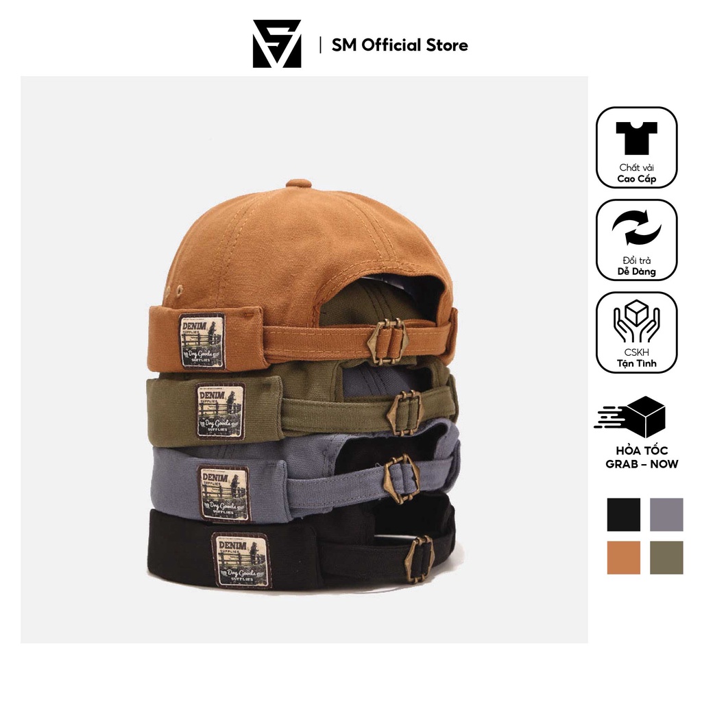 Mũ nón Miki kiểu thủy thủ không vành miki hat dành cho nam nữ mẫu Denim ...