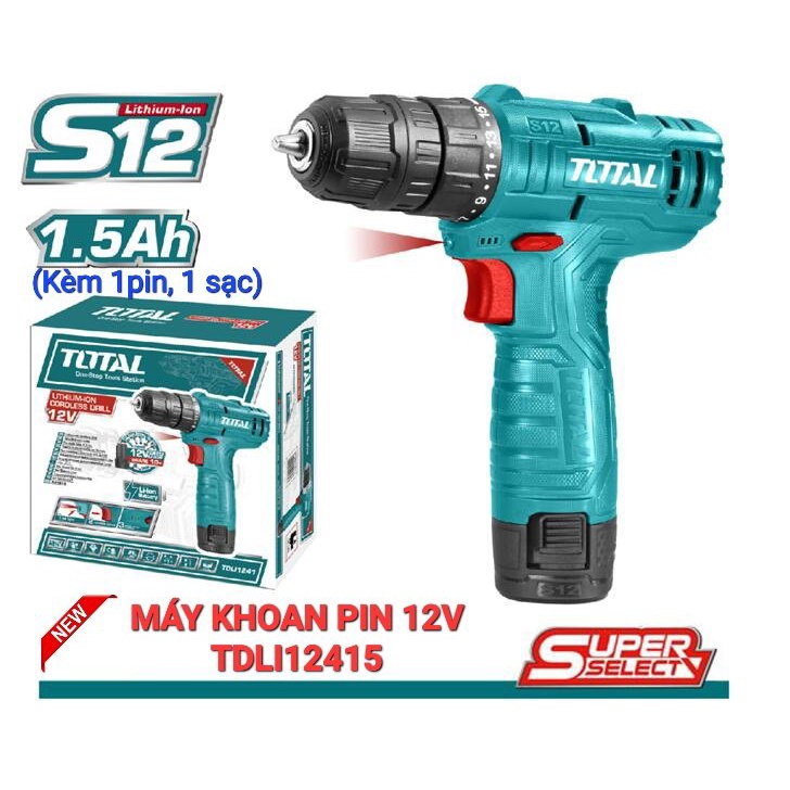 Máy khoan dùng pin Lithium S12 TDLI12415 hàng chính hãng | Shopee Việt Nam