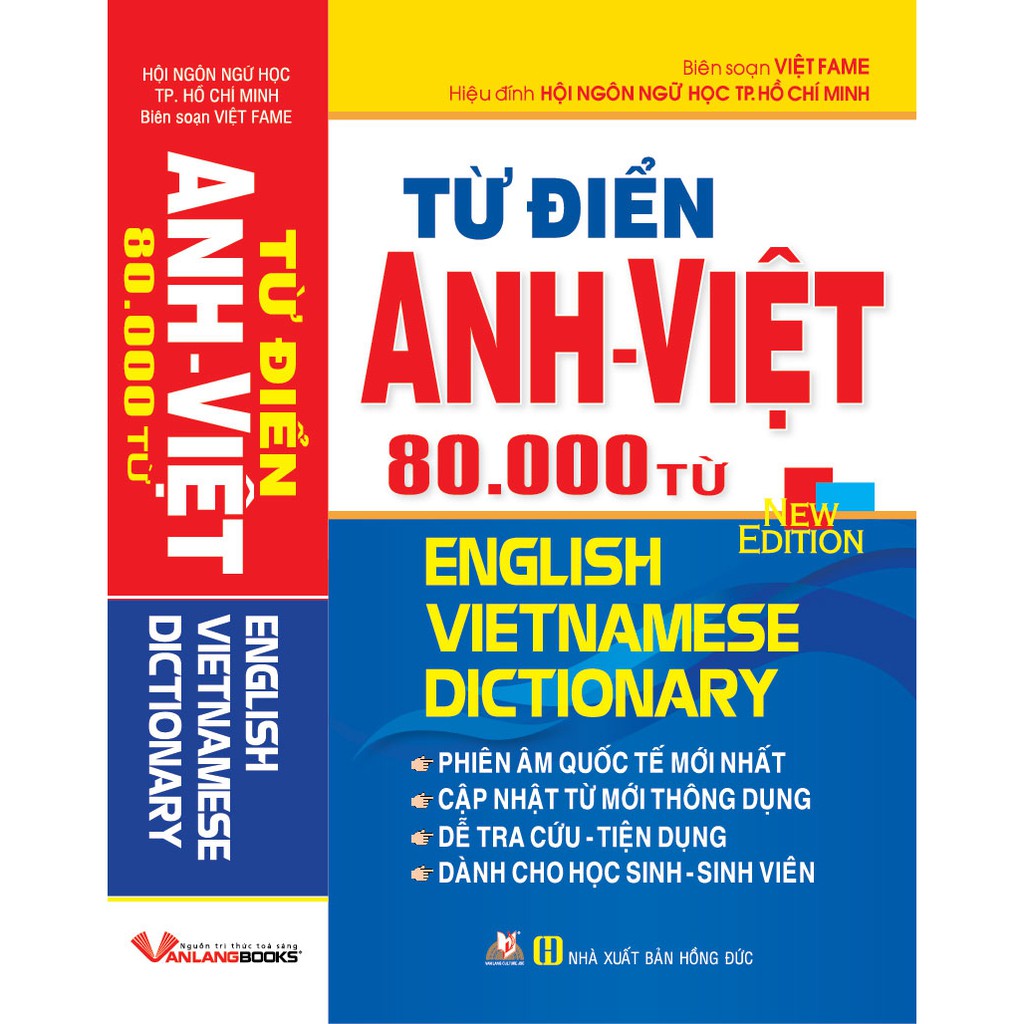 Sách Vanlangbooks - Từ Điển Anh - Việt 80.000 Từ (Vl) | Shopee Việt Nam