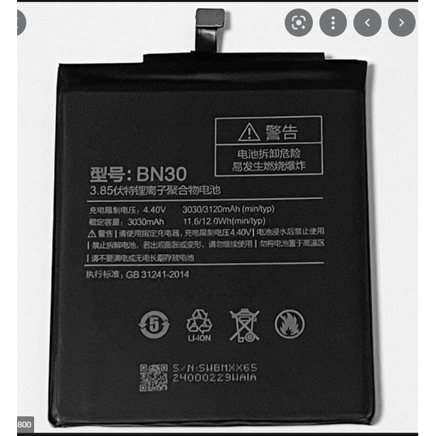 Pin BN30/Redmi 4A - Xaomi | Shopee Việt Nam