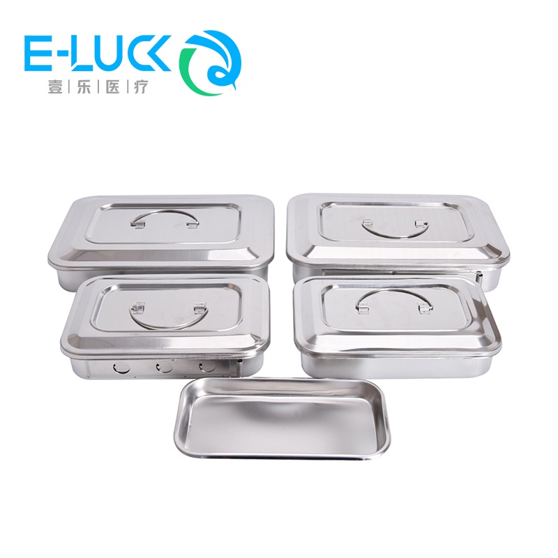 1 khay thép không gỉ nha khoa có nắp 9" hoặc 12" | Shopee Việt Nam