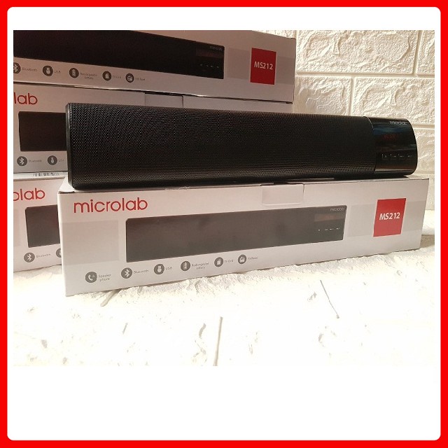 Loa bluetooth Microlab MS212 (Bluetooth, FM, Thẻ nhớ, USB, AUX, Pin sạc 8 tiếng) | Shopee Việt Nam