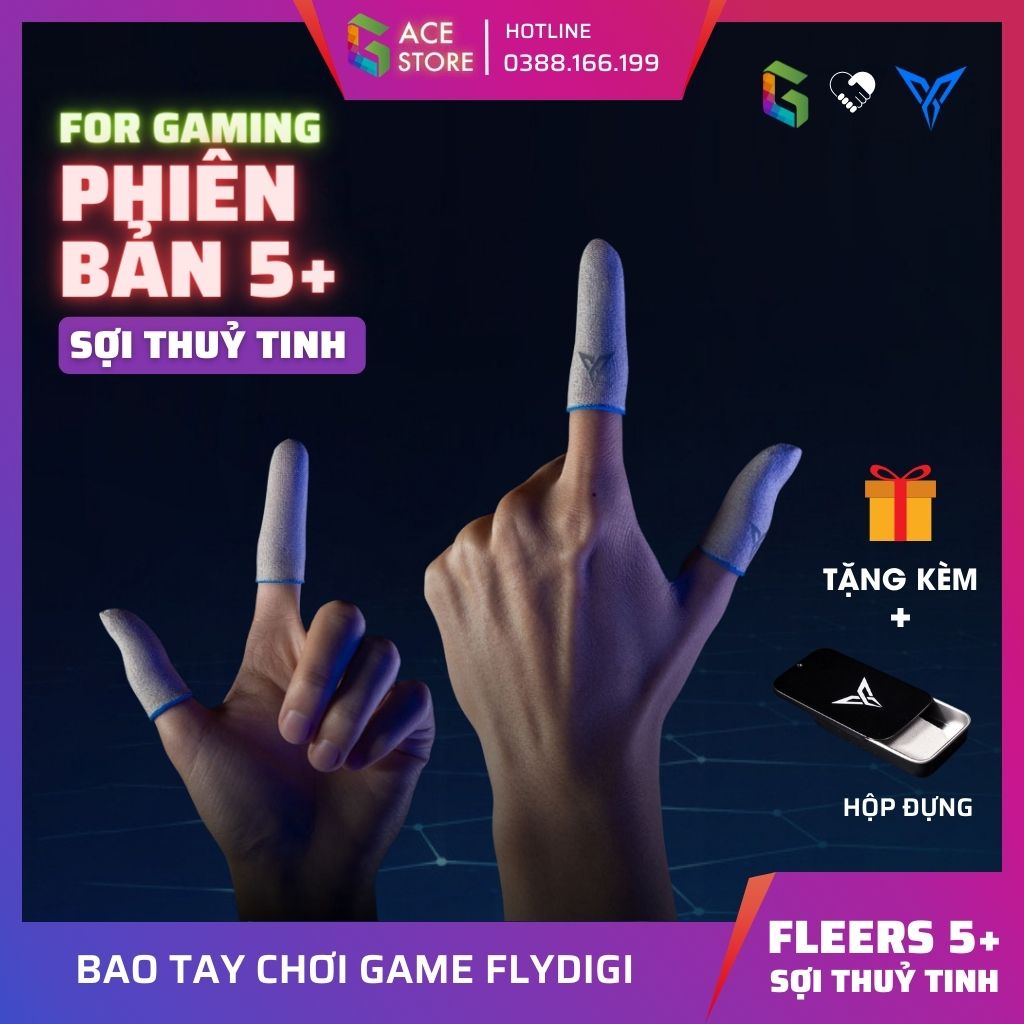 Bao tay chơi game Flydigi Wasp Feelers chơi PUBG, Liên Quân, Free Fire - Không Xù Vải, Siêu Bền ...