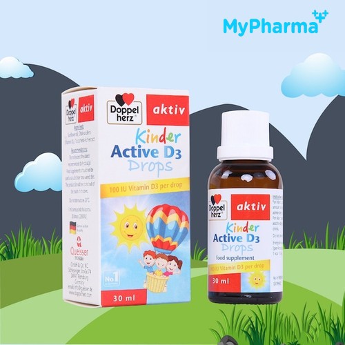 [CHÍNH HÃNG] Doppelherz Kinder Active D3 Drops: Sirô Bổ Sung Vitamin D3 ...