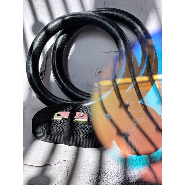 Vòng xà Gymnastic Ring full bộ vòng và dây LÀNG HOA WORKOUT | Shopee ...