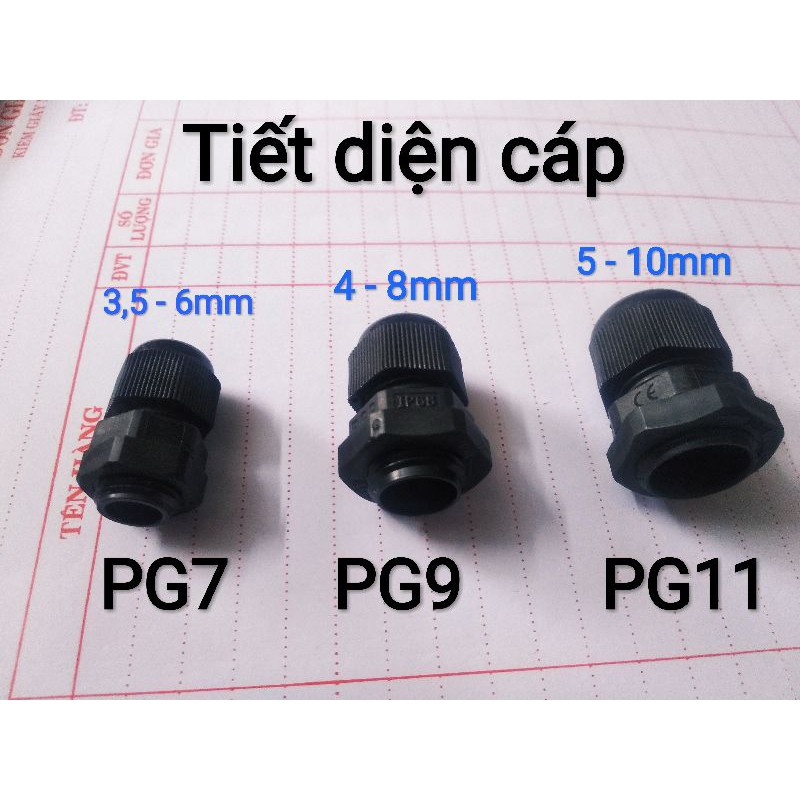 PG7 Giắc nối dây cáp điện chống nước PG7, PG9, PG11 | Shopee Việt Nam