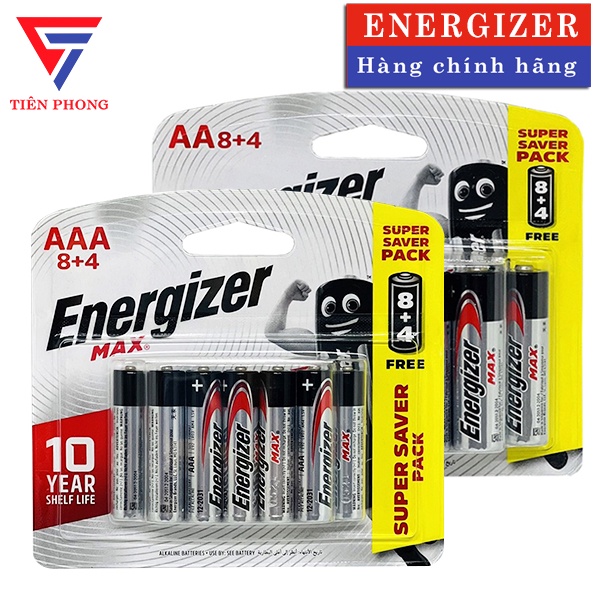 ( Vỉ 12 Viên ) Pin AA , AAA - Pin Energizer 1,5V Siêu Bền Siêu Tiết ...