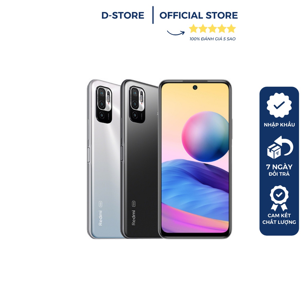 Điện thoại Xiaomi Redmi Note 10 JE 5G 4GB l 64GB - Chip Snapdragon 480 - Chống nước IP68 ...