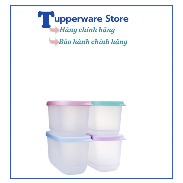Hộp bảo quản thực phẩm Tupperware Cubix Mini Rectangular 250ml | Shopee ...