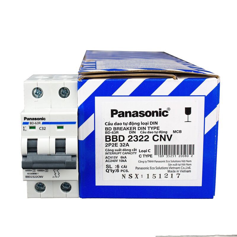 Cầu dao MCB 2P 32A-40A Panasonic | Shopee Việt Nam