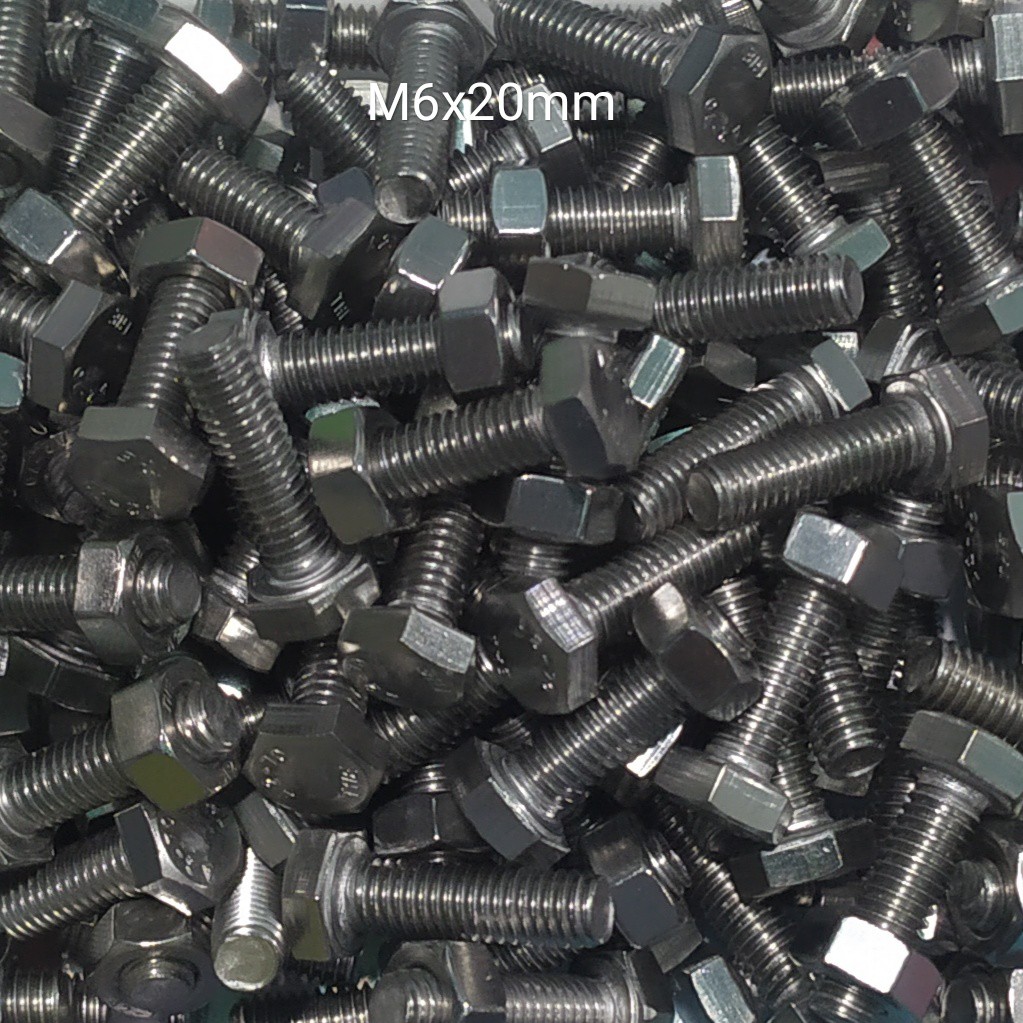 M6x10 , M6x15 , M6x20 , M6x30 , M6x40 INOX 304 COMBO 50 Bộ Bulong ...