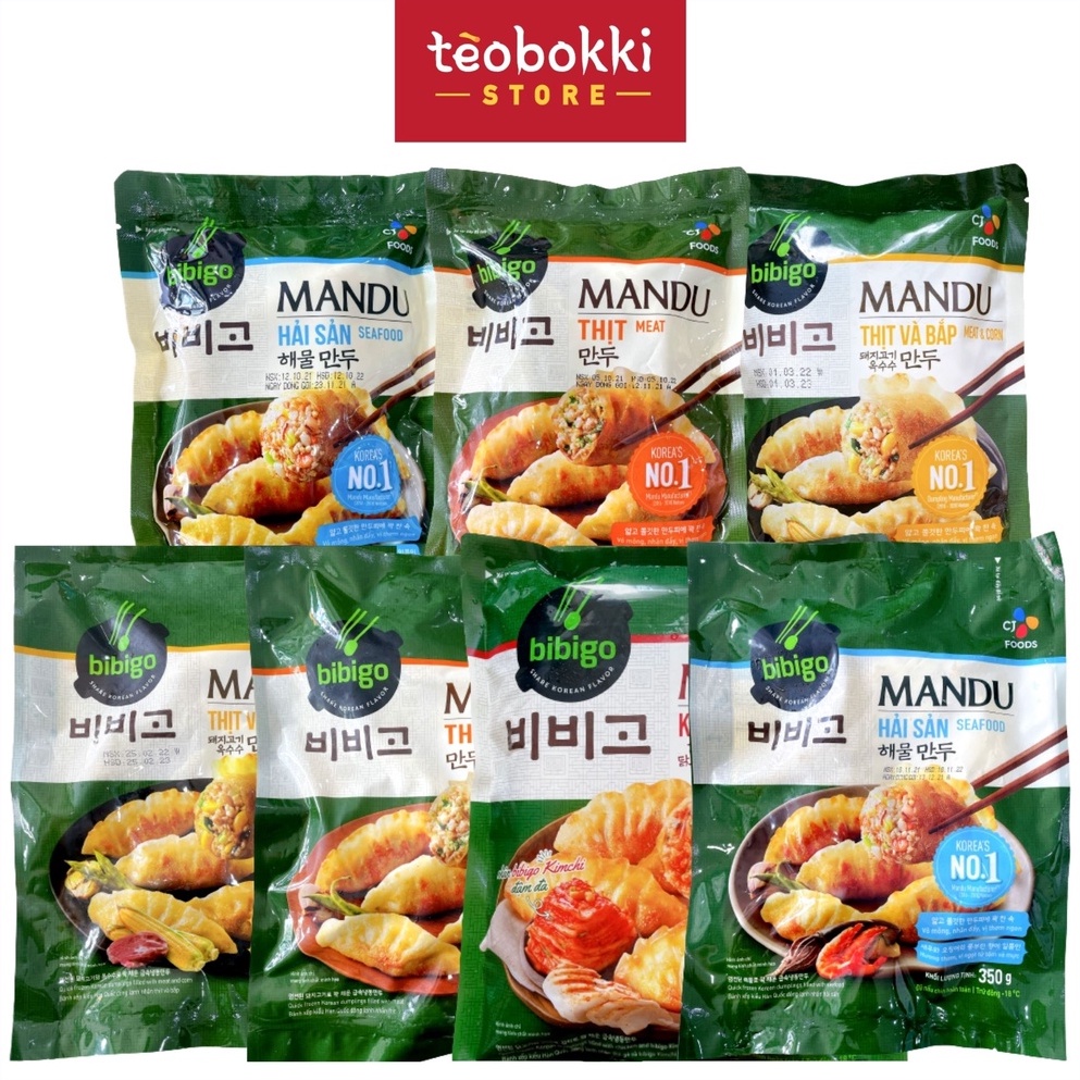 [SHIP HCM] Bánh xếp Hàn Quốc - Mandu Bibigo 175g, 350g | Shopee Việt Nam