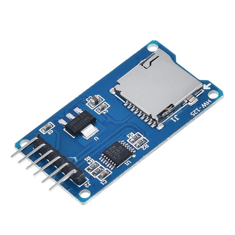 Micro SD Card Mini TF Card Reader Module Giao diện SPI với Chip chuyển ...