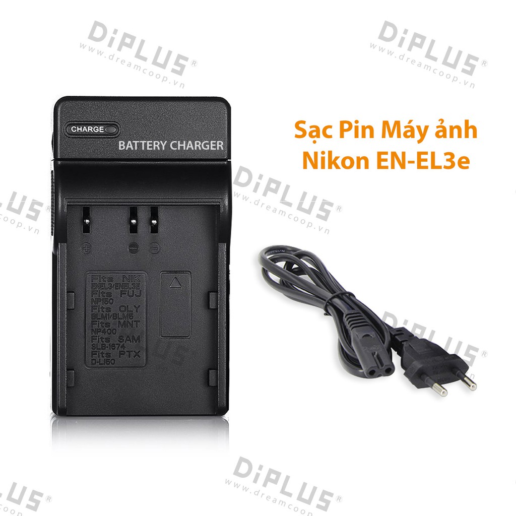 Sạc pin máy ảnh Nikon EN-EL3E dành cho máy ảnh Nikon D700 D300s D300 ...