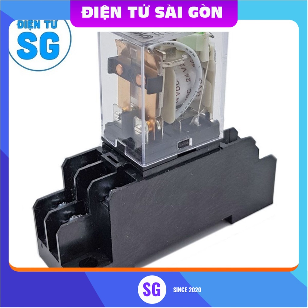 Relay trung gian HH63P, HH64P, (12VDC, 24VDC, 220VAC) | Shopee Việt Nam