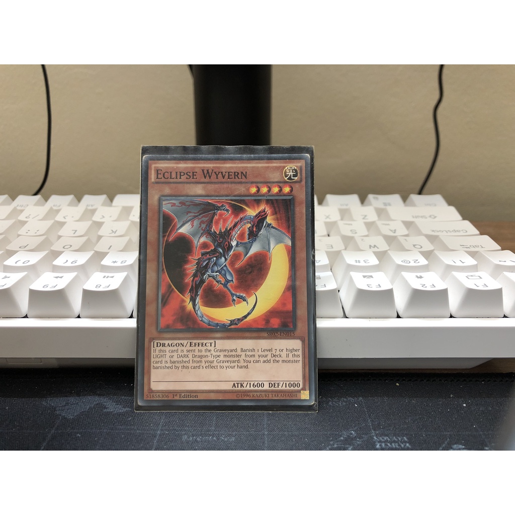 Bài Yugioh ️ ️ Thẻ bài Yugioh Eclipse Wyvern - SR02-EN015 - Common 1st ...
