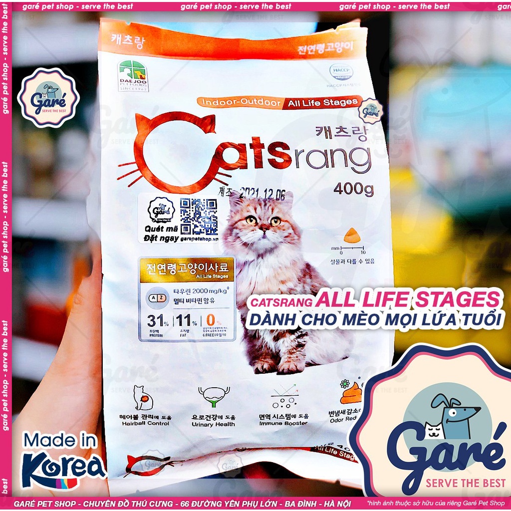 ZIP - Hạt Catsrang dành cho Mèo con Mèo lớn/ Bán chạy số 1 tại Hàn Quốc ...