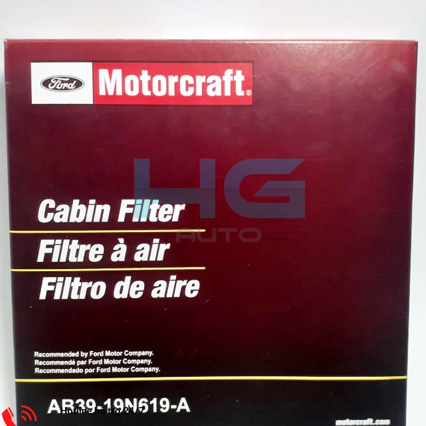 Lọc gió điều hòa than hoạt tính FORD RANGER,MAZDA BT-50 mã AB39-19N619 ...
