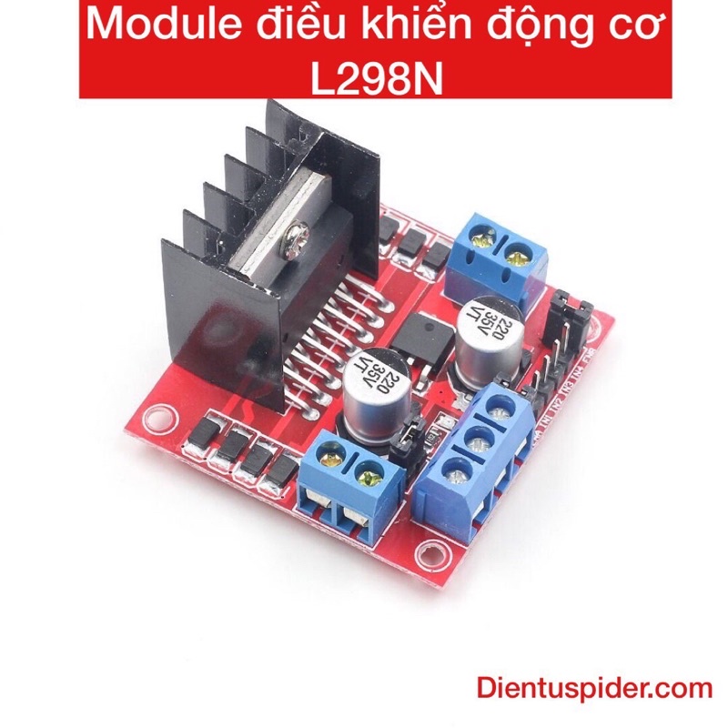 Moudue điều khiển động cơ DC L298, mạch cầu H L298 điều khiển robot ...