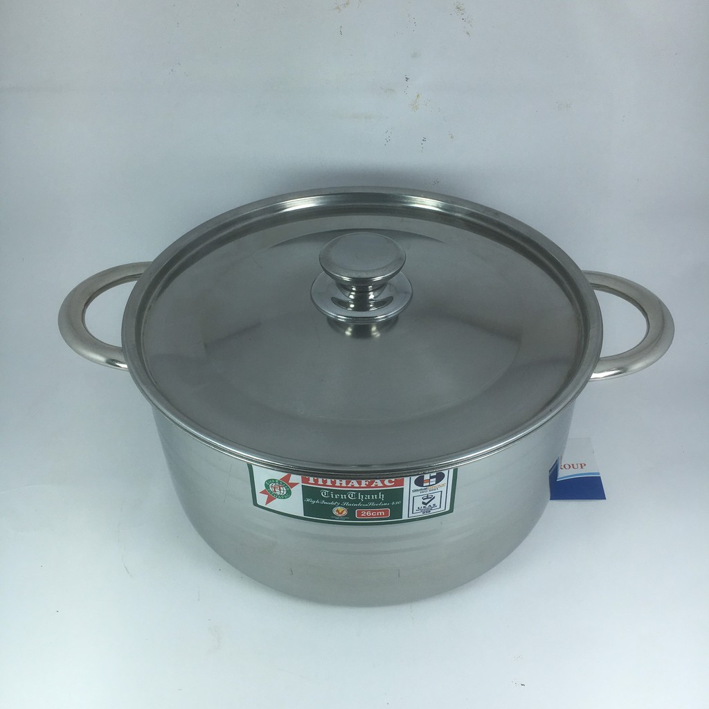 NỒI XOONG INOX ĐÔNG Á TITHAFAC SIZE 16=>32CM DÙNG CẢ BẾP TỪ VÀ GAS ...