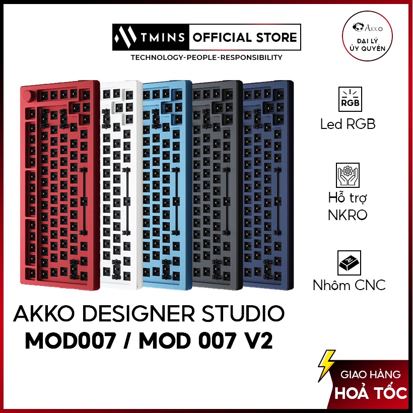 Kit bàn phím cơ AKKO Designer Studio – MOD007 / Mod 007 v2 (Hotswap 5 ...