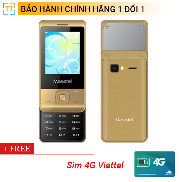 Điện Thoại Masstel F15 Nắp Trượt tặng sim 4G Viettel - Hàng chính hãng ...