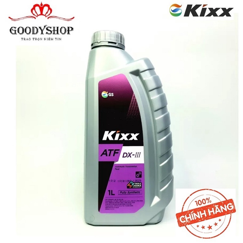 Dầu hộp số tự động Trợ lực tay lái Kixx ATF DX III 1L | Shopee Việt Nam