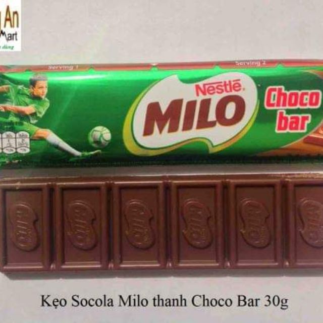 Kẹo socola milo thanh choco bar 30g | Shopee Việt Nam
