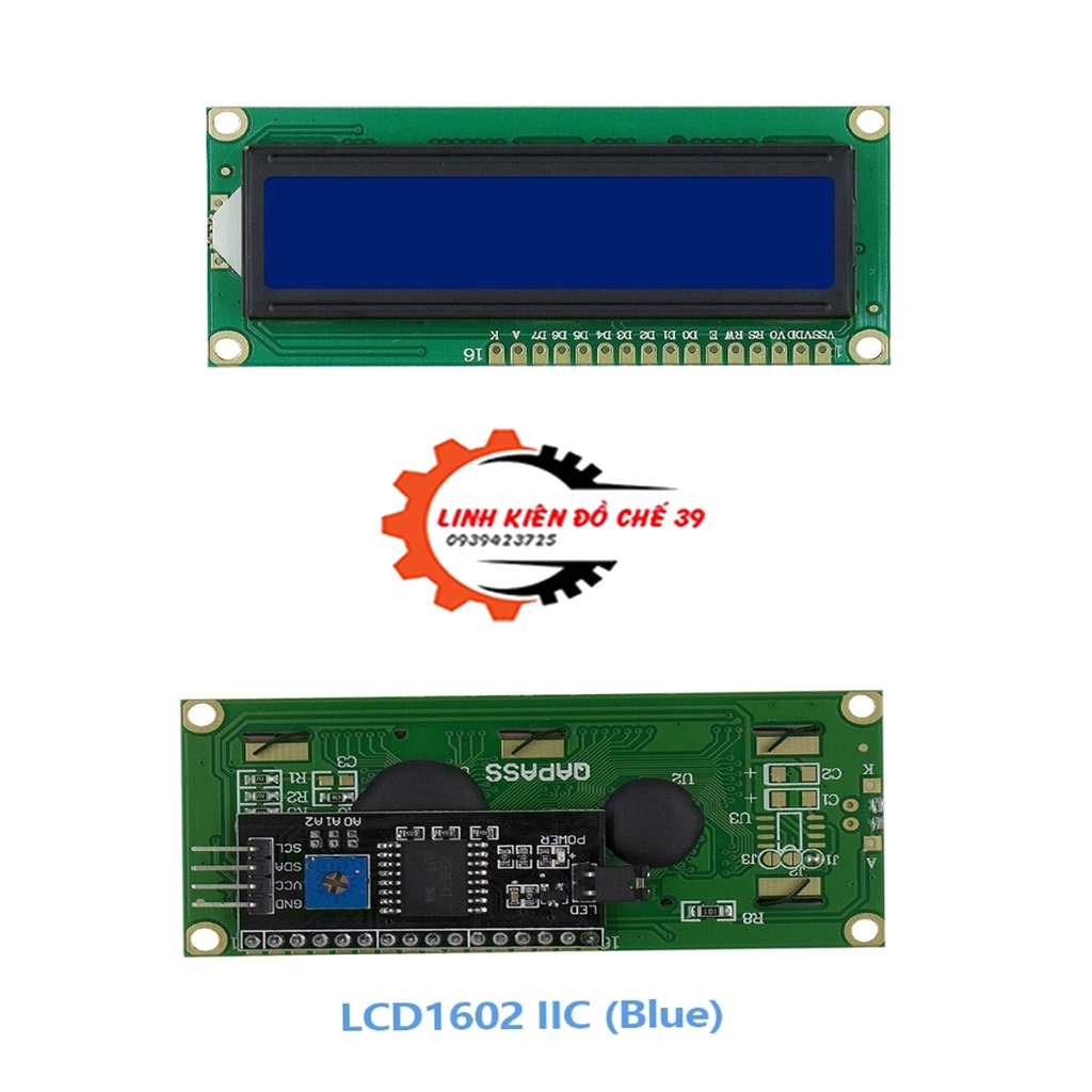 Màn Hình LCD 1602 Iic / I2C Cho Arduino | Shopee Việt Nam