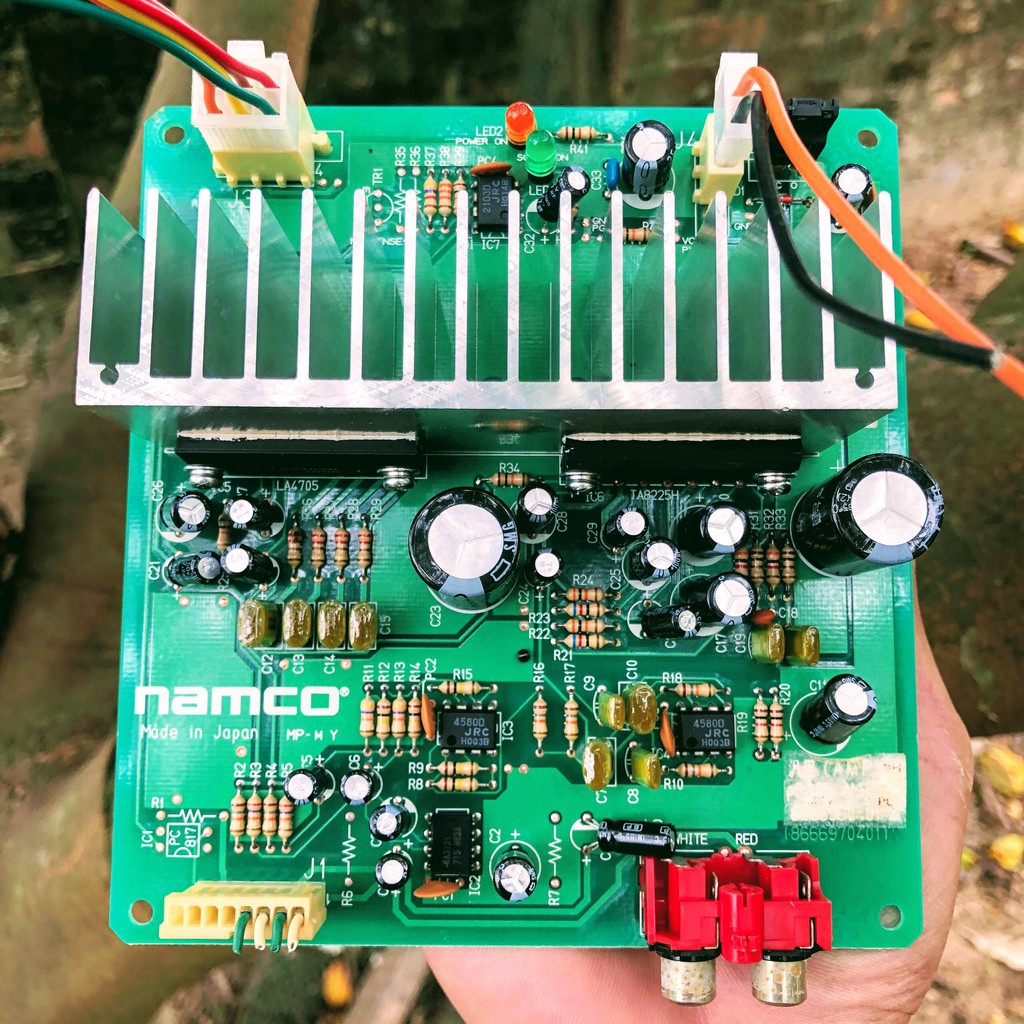 Mạch khuếch đại âm thanh 2.1 class AB LA4705N TA8225 tháo máy NAMCO ...