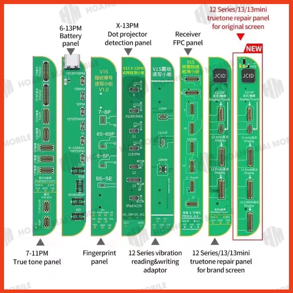 Bản mạch box JC V1SE fix Pin, Màn, FaceID, Cáp loa trước | Shopee Việt Nam