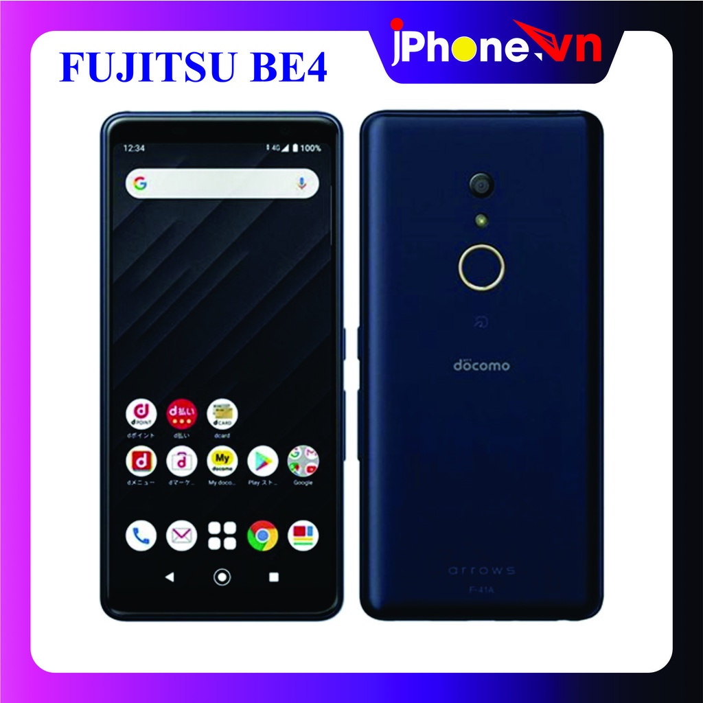 Điện thoại Fujitsu Arrows Be4 nhỏ gọn cấu hình tốt, vân tay 1 chạm ...