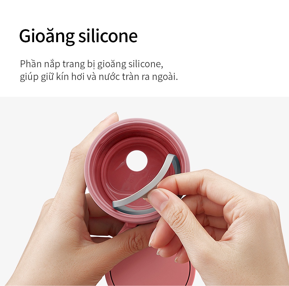 [HẾT HÀNG] Bình giữ nhiệt LocknLock Hidden Moon LHC3275 dung tích 490ml - 3 màu | Shopee Việt Nam