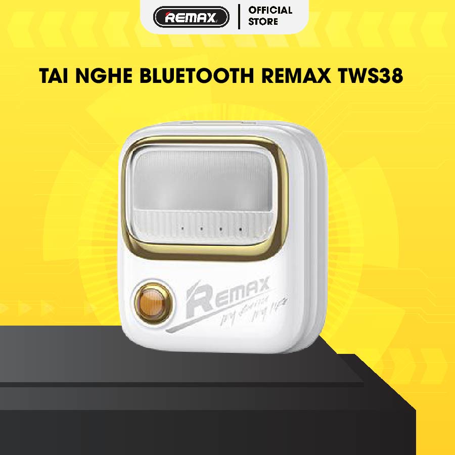 Tai Nghe Bluetooth Remax TWS-38 Sạc Nhanh 30 phút, Dung Lượng 150mAh, Ghép Nối Thông Minh ...